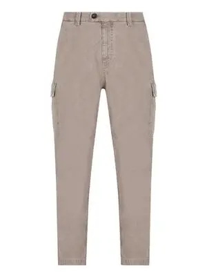Brunello Cucinelli Cotton Cargo Trousers - Multicolor