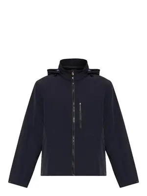 Paul Smith Hooded Zip Jacket With Chest Pocket - Multicolor
