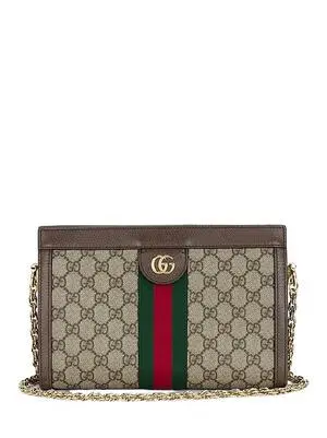 FWRD RENEW Gucci Ophidia Shoulder Bag - Brown