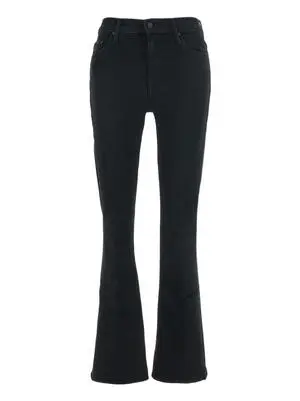 MOTHER The Weekender Flared Jeans - Black