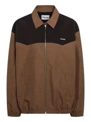 Miu Miu Oversized Blouson - Brown