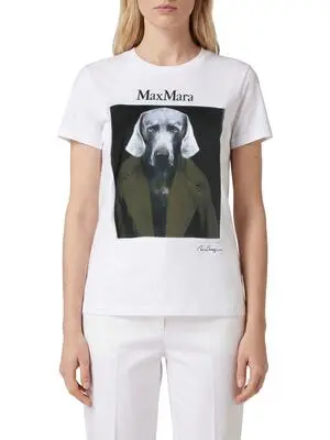 Max Mara Graphic T-shirt - Brown