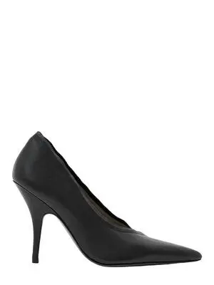 ALLSAINTS Vera Leather Pointed Toe Stiletto Pumps - Black