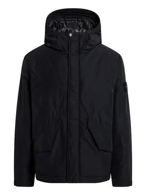 Stone Island Padded Zip-up Jacket - Black
