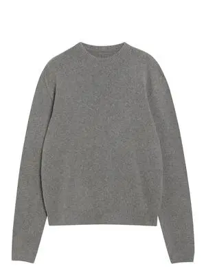 Rick Owens Cashmere-blend Crewneck Sweater - Gray