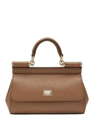 Dolce & Gabbana Small Sicily Handbag - Brown