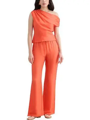 TOCCIN Nela Flared Pull-on Pants - Flame