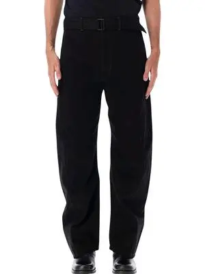 LEMAIRE LEMAIRE Tailored Cotton Trousers Nero