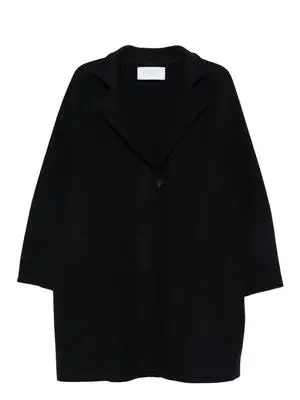 Harris Wharf London Wool Single-breasted Coat - Blue