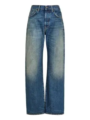 Acne Studios Straight-leg Jeans - Mid Blu