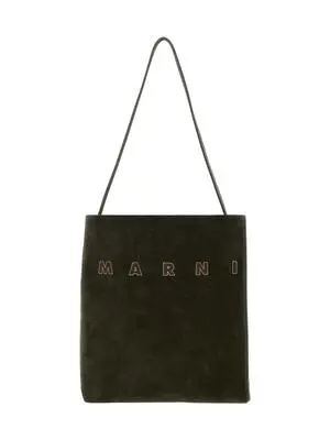 Marni Small Museo Shoulder Bag - Green