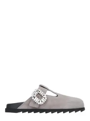 ROGER VIVIER Slidy Viv Closed T-strap Mule - Multicolor