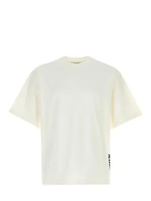 JIL SANDER Jil Sander Men White Cotton T-Shirt White