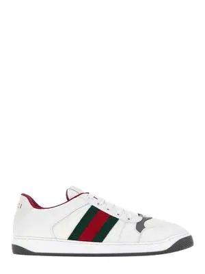 Gucci GUCCI Nylon Screener Sneakers White