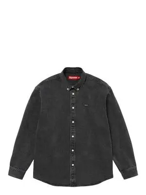 Supreme Ss26 Small Box Denim Shirt - Black