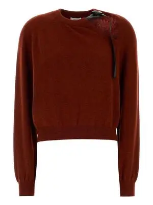 FERRAGAMO Wool Blend Sweater - Red