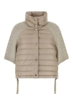 Herno Beige Nylon Jacket - Brown
