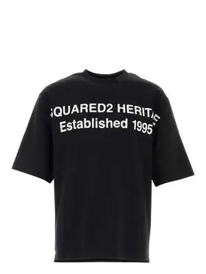 Dsquared2 Cotton Oversize T-shirt - Black