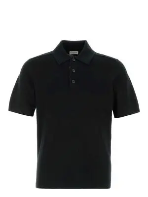 Burberry Wool Polo Shirt - Black