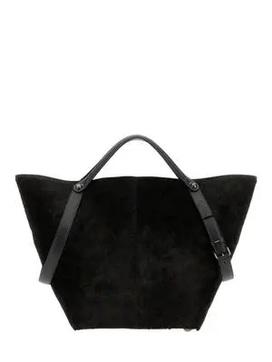 MAISON MARGIELA Printed Calf Hair Tote Bag - Multicolor