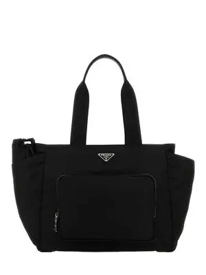 Prada Nylon Tote Bag - Black