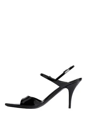 Balenciaga Avenue Bow Sandal - Black