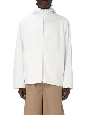 Gucci Cotton Hooded Jacket With Stripe Detail - White