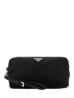 Prada Canvas Beauty Case - Black
