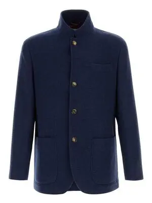 Brunello Cucinelli Cashmere Blazer - Blue