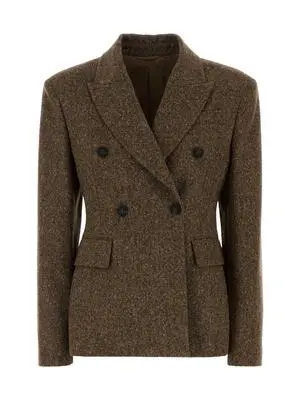 BRUNELLO CUCINELLI BRUNELLO CUCINELLI Melange Wool Blend Blazer