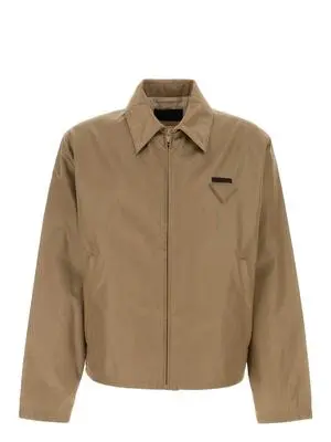 Prada Nylon Jacket With Classic Collar - Multicolor