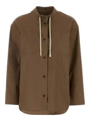 Max Mara Poplin Shirt - Brown