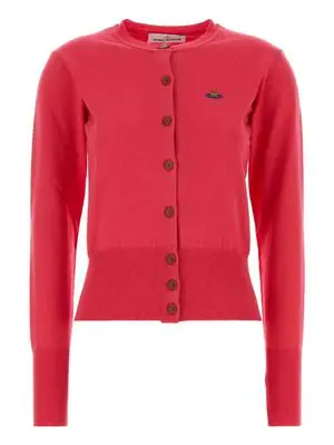 VIVIENNE WESTWOOD Vivienne Westwood Cotton Blend Cardigan Pink