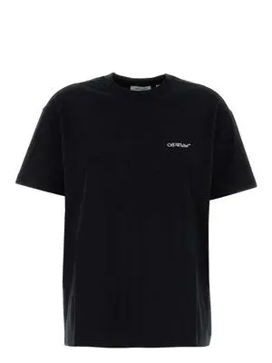 Off-White Cotton T-shirt - Black