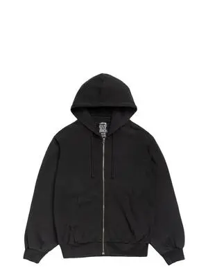StÜssy Lightweight Terry Zip Hoodie - Black