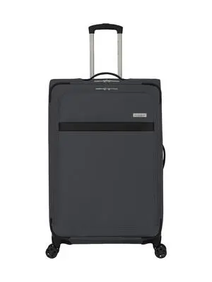 WALLYBAGS Stratford Softside Large Checked Spinner Luggage - Graphite