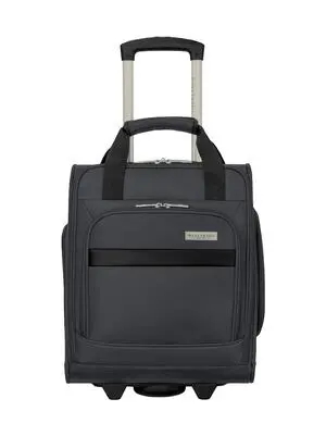 WALLYBAGS Stratford Softside 16" Underseat Carry On Luggage - Graphite