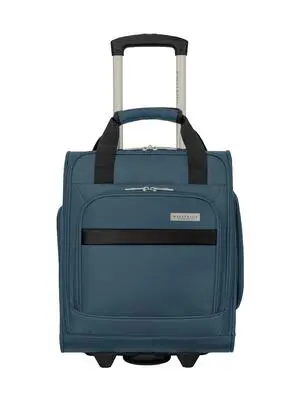 WALLYBAGS Stratford Softside 16" Underseat Carry On Luggage - Teal
