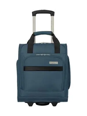 WALLYBAGS Stratford Softside 16" Underseat Carry On Luggage - Teal