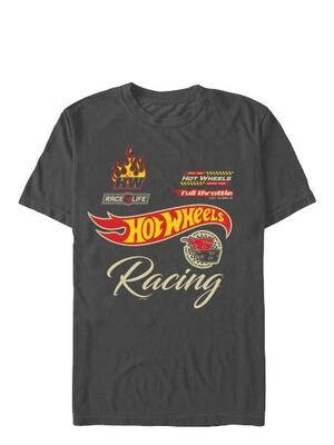 HOT WHEELS Race Life T Shirt - Charcoal