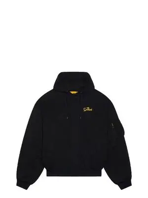 Balenciaga Balenciaga X The Simpsons Padded Bomber Hoodie Black
