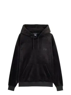 Adidas Y-3 Velvet Corduroy Hoodie - Black
