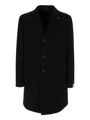 TAGLIATORE Tagliatore Single-Breasted Tailored Coat
