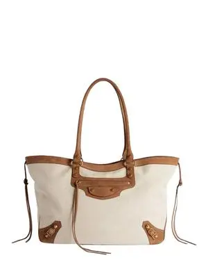Balenciaga Le City Beach Tote Bag - Beige/camel