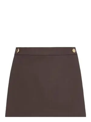 Sportmax Sportmax Ottuso Wrap-Panel Shorts Chocolate