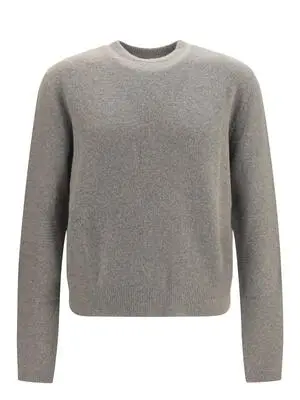 Rick Owens Cashmere-blend Crewneck Sweater - Grey