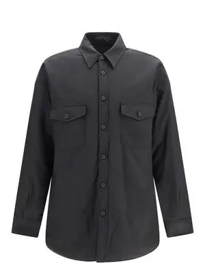 MAISON MARGIELA Wool-blend Shirt - Grey