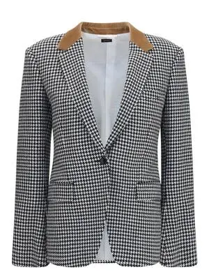 TOM FORD Houndstooth Cashmere Tailored Jacket - Multicolour