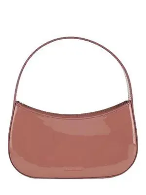MANSUR GAVRIEL Bonbon Patent Leather Handbag - Brown