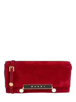 Marni Cross-body Bag In Cow Leather - Red